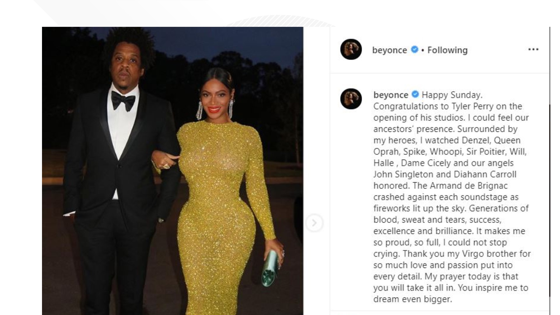 Beyonce and Halle Berry attend Tyler Perry Studios grand opening ...