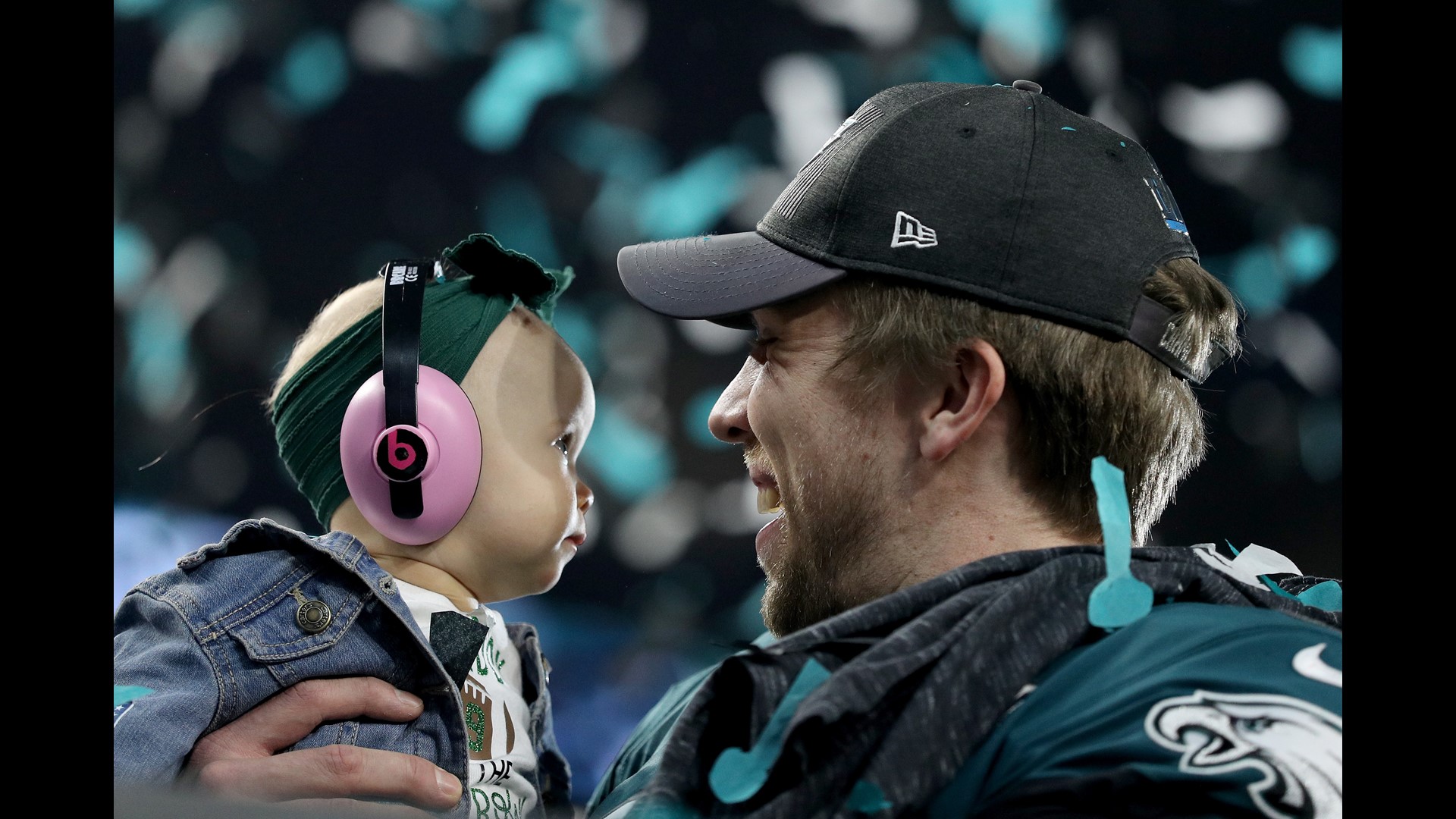 PHOTOS: Nick Foles' daughter steals the Super Bowl post-show | 11alive.com
