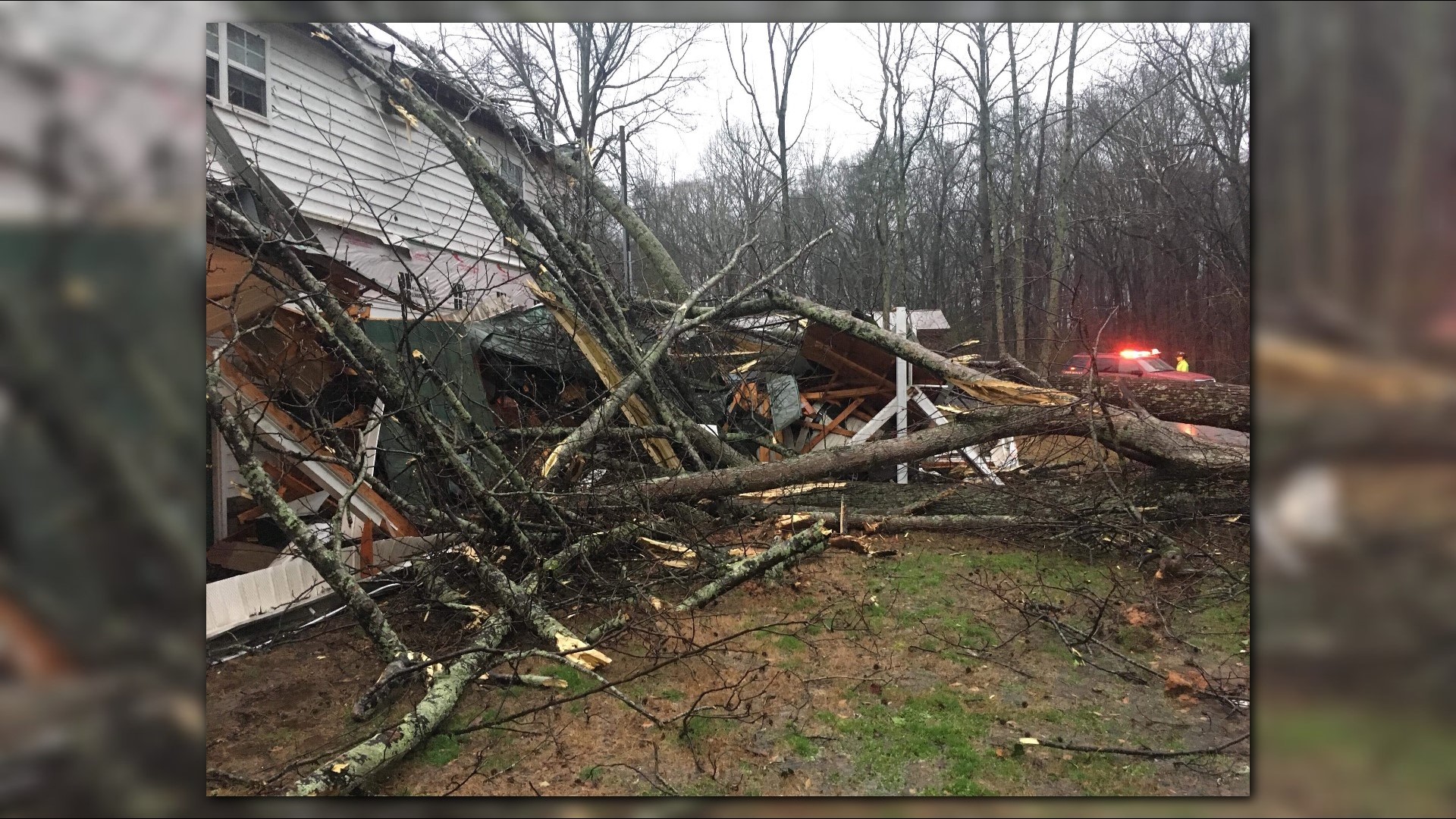PHOTOS | Truck smashed, trees down in Bremen storm damage | 11alive.com