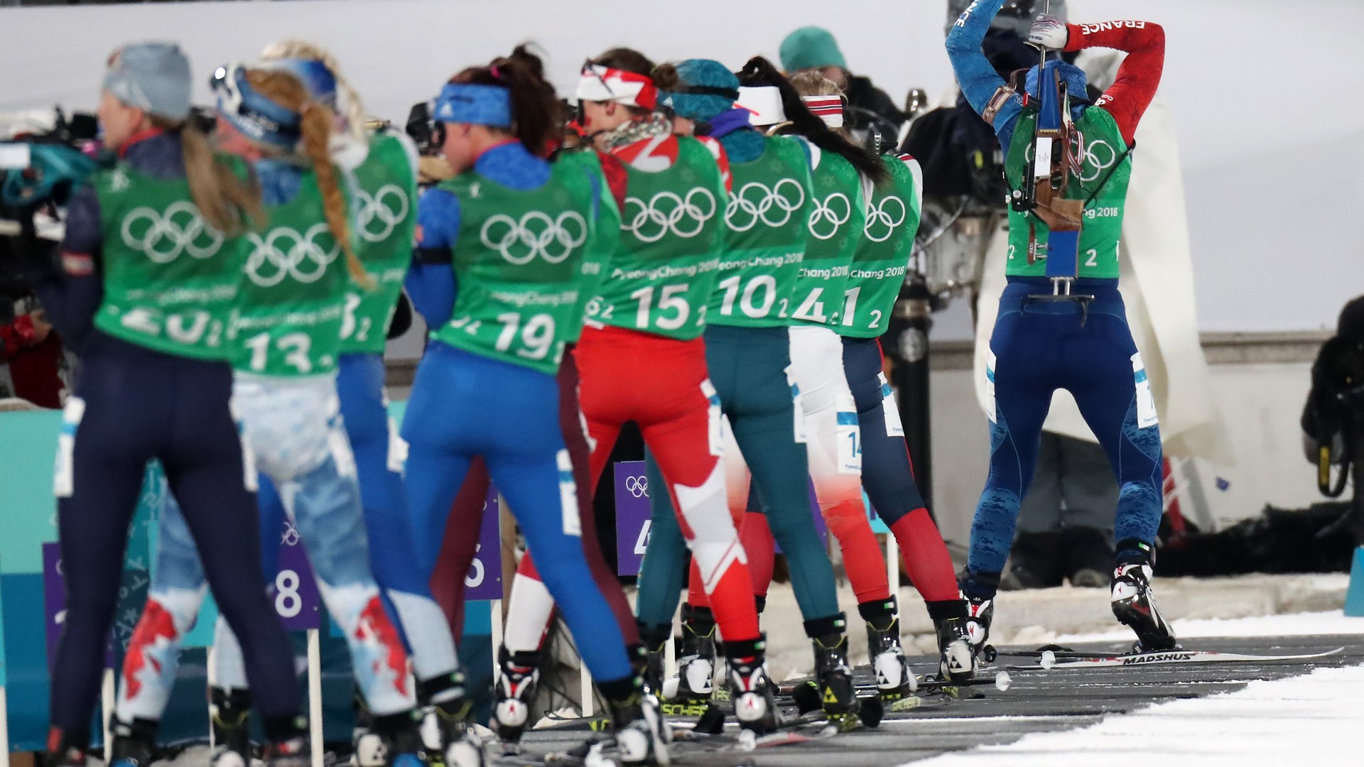 Samantha Mohr gets a lesson in the Nordic Combined from Olympian Johnny ...
