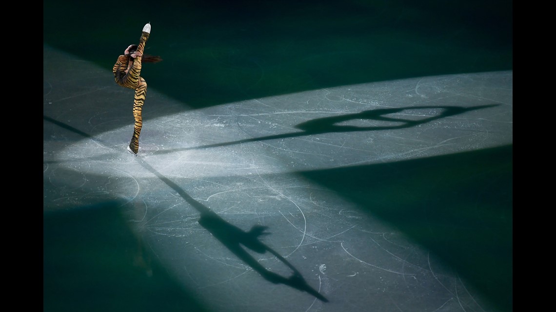 PHOTOS | Alina Zagitova wears risque tiger jumpsuit | 11alive.com