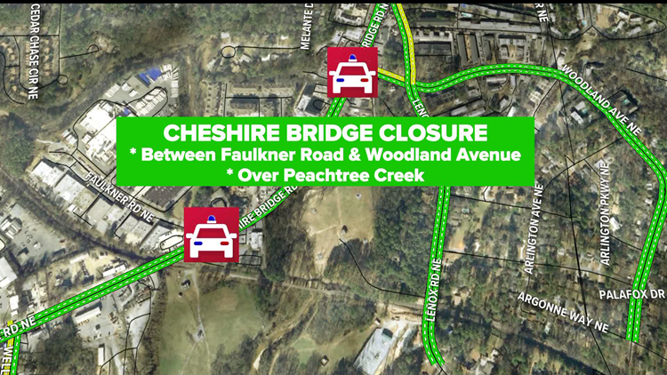 Cheshire Bridge Road Fire Atlanta | What happened, Detour, Routes ...