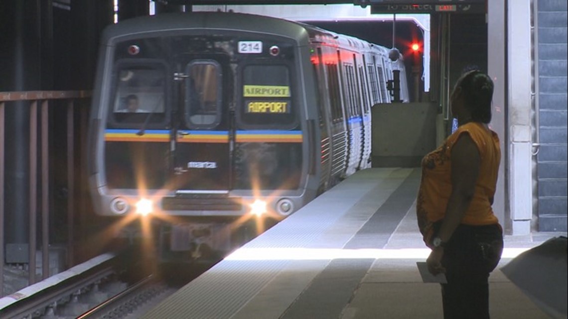 MARTA gold line reopened after fallen tree limb stopped service ...