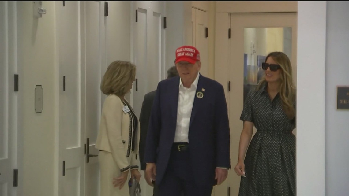 Former President Donald Trump, JD Vance cast ballot | 11alive.com