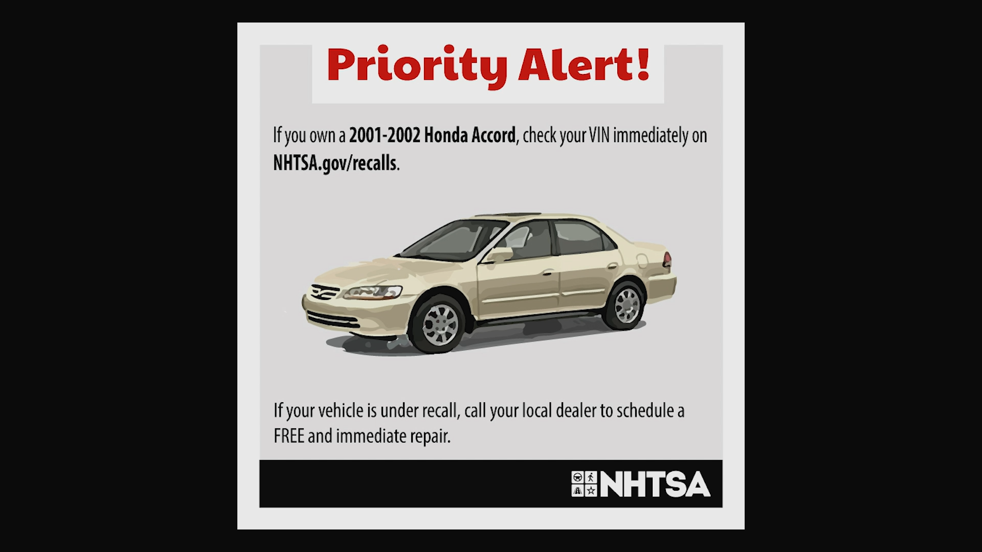 PHOTOS | Recent NHTSA recall orders | 11alive.com