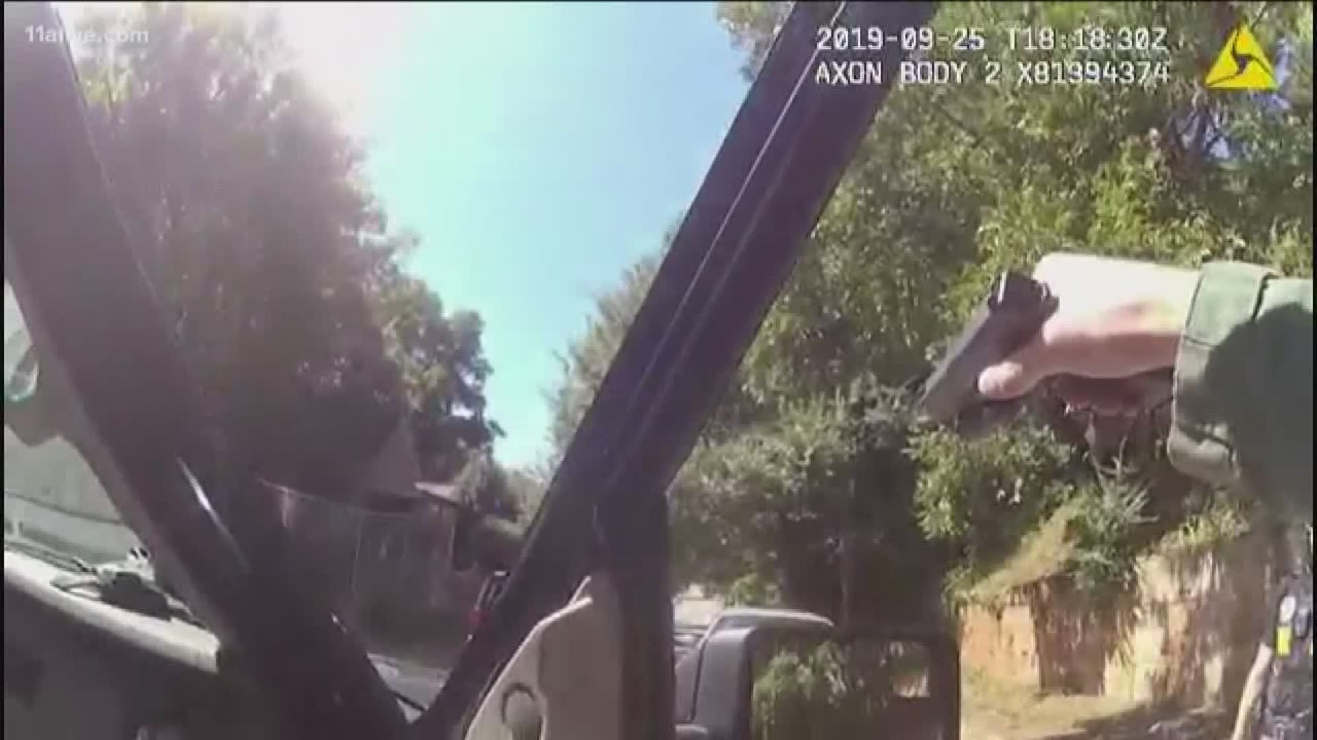 Police body camera video with activist Joe Beasley | 11alive.com