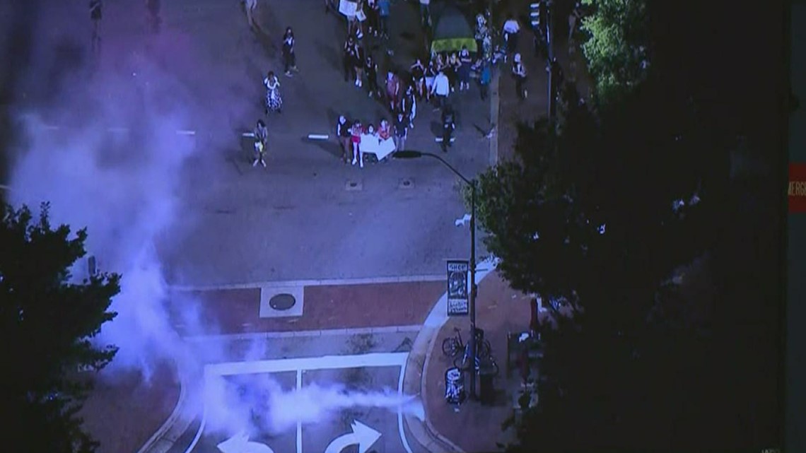 Athens protests | Police address using gas to disperse crowd | 11alive.com