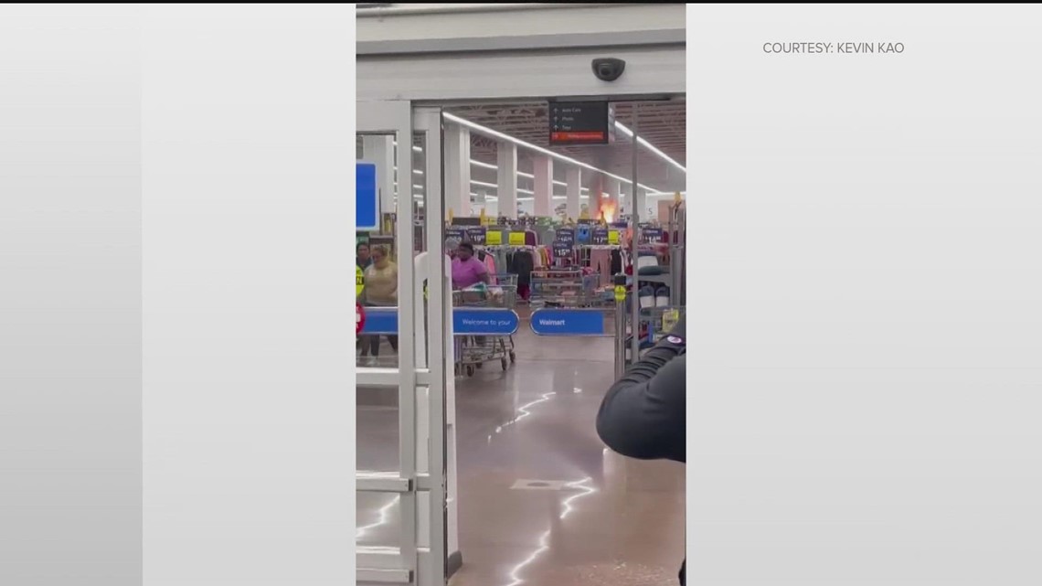 Fire at Walmart on Howell Mill Road | 11alive.com