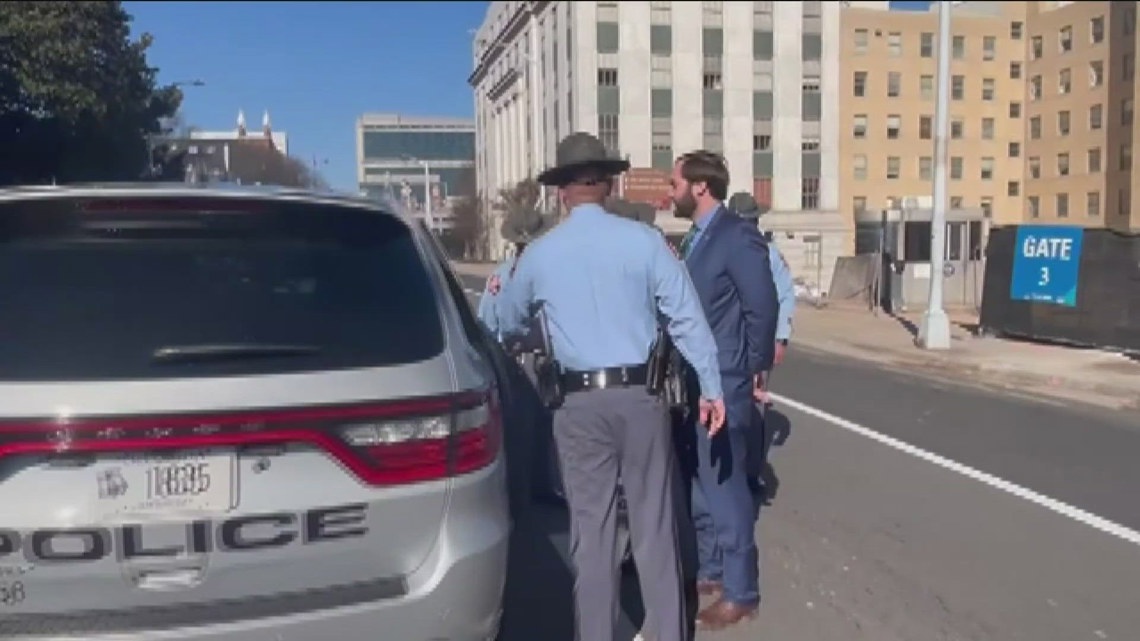 Sen. Colton Moore arrested at State Capitol after confrontation ...