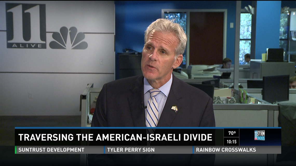 Former Israeli ambassador to the US Michael B. Oren speaks with 11Alive ...