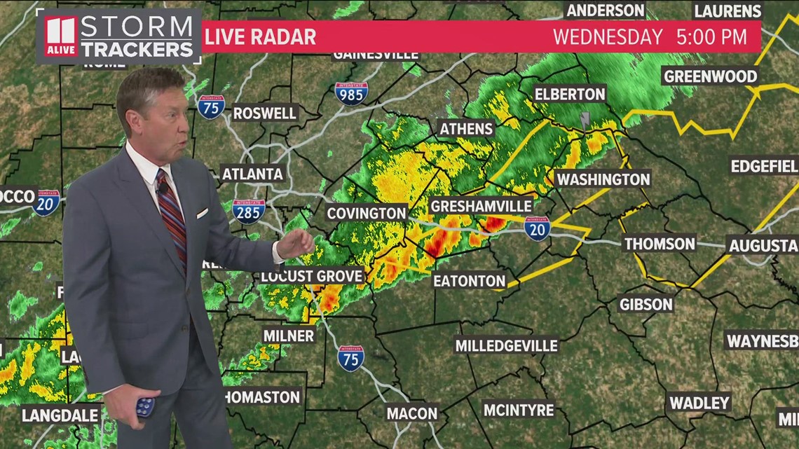 Tracking strong storms moving quickly through metro Atlanta | 11alive.com