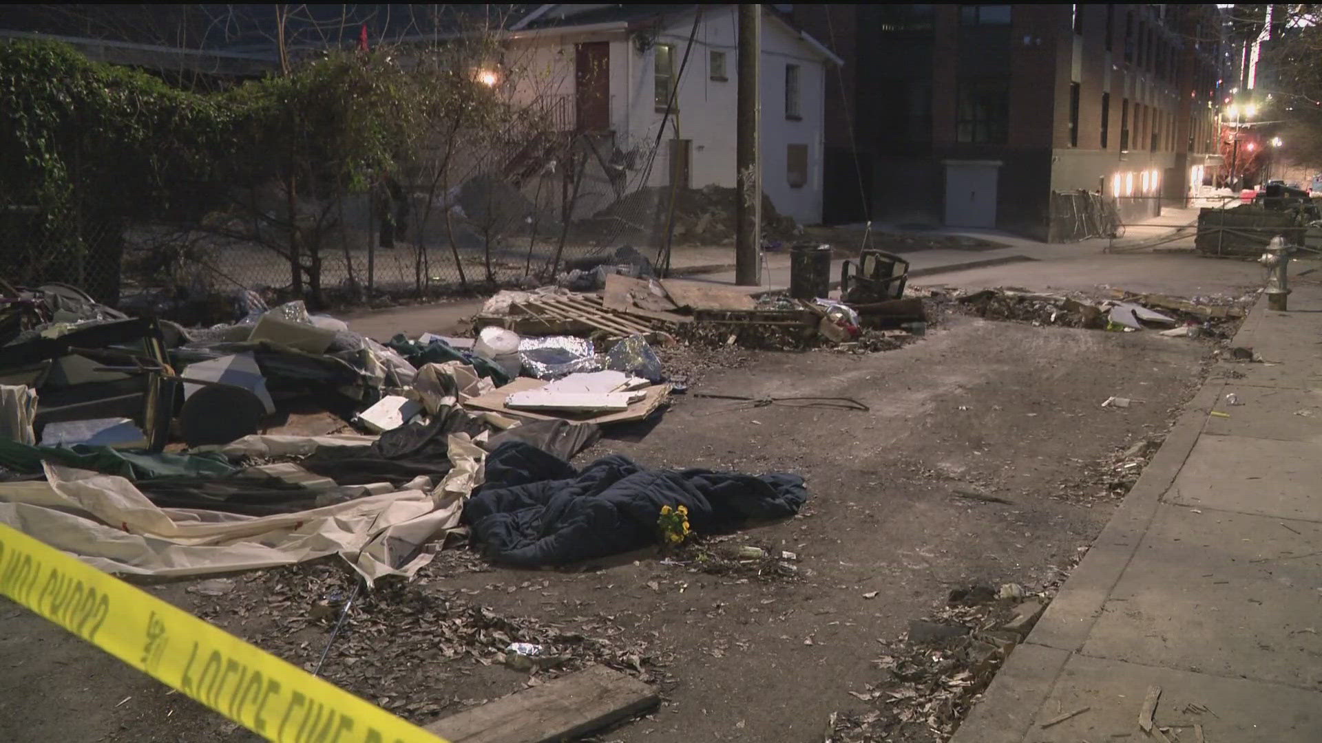 Vigil for man killed as crews cleared out homeless encampment in ...