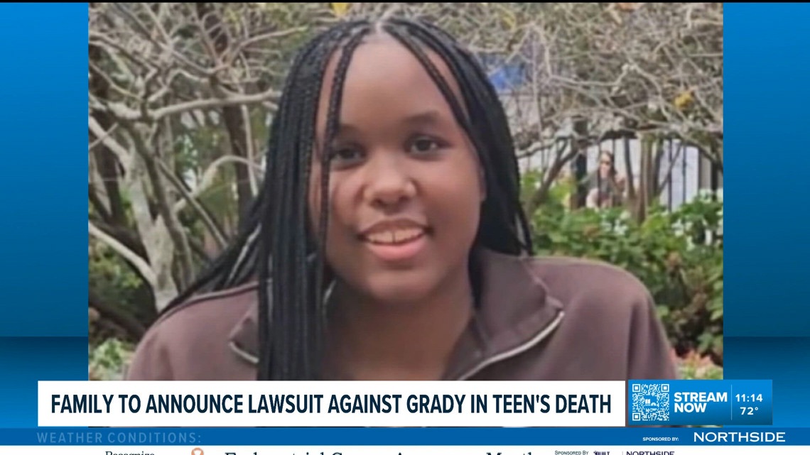 Family to announce lawsuit against Grady over teen's death at ...