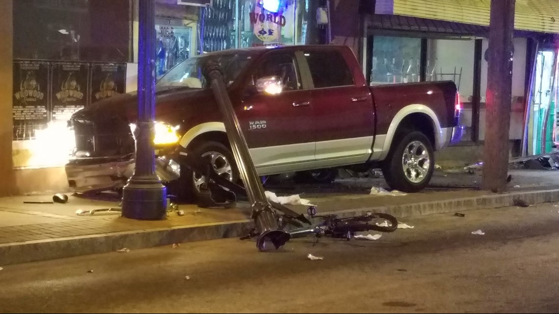 Man crashes into pole, hits bicyclist after being shot in the head ...