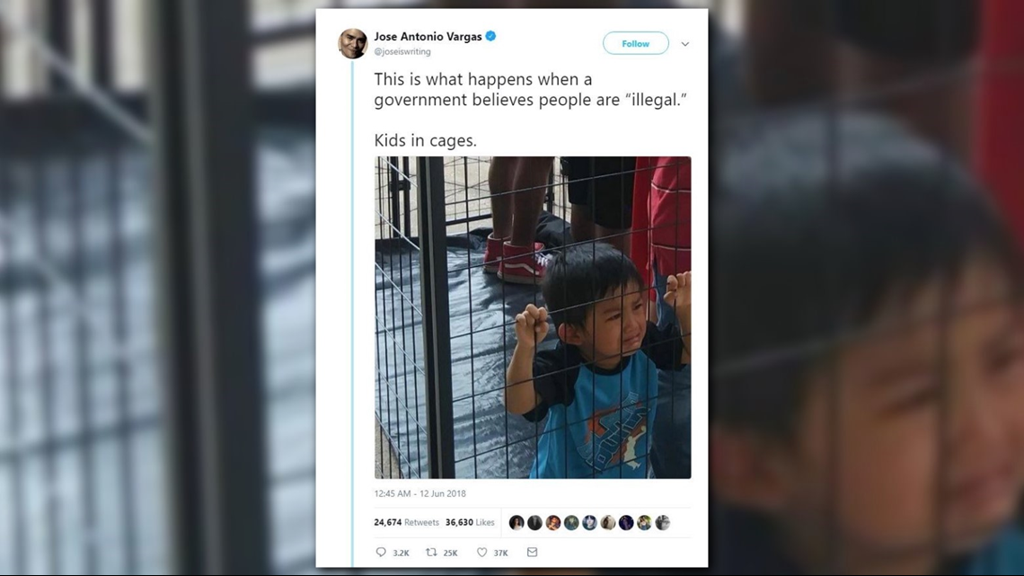 Fact check: Was a viral photo of a caged child staged? | 11alive.com