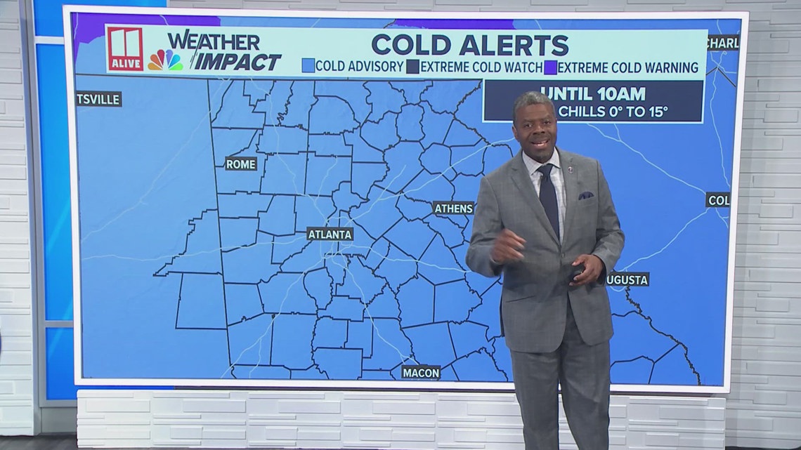 Georgia weather forecast for Monday after ice storm impacts | 11alive.com