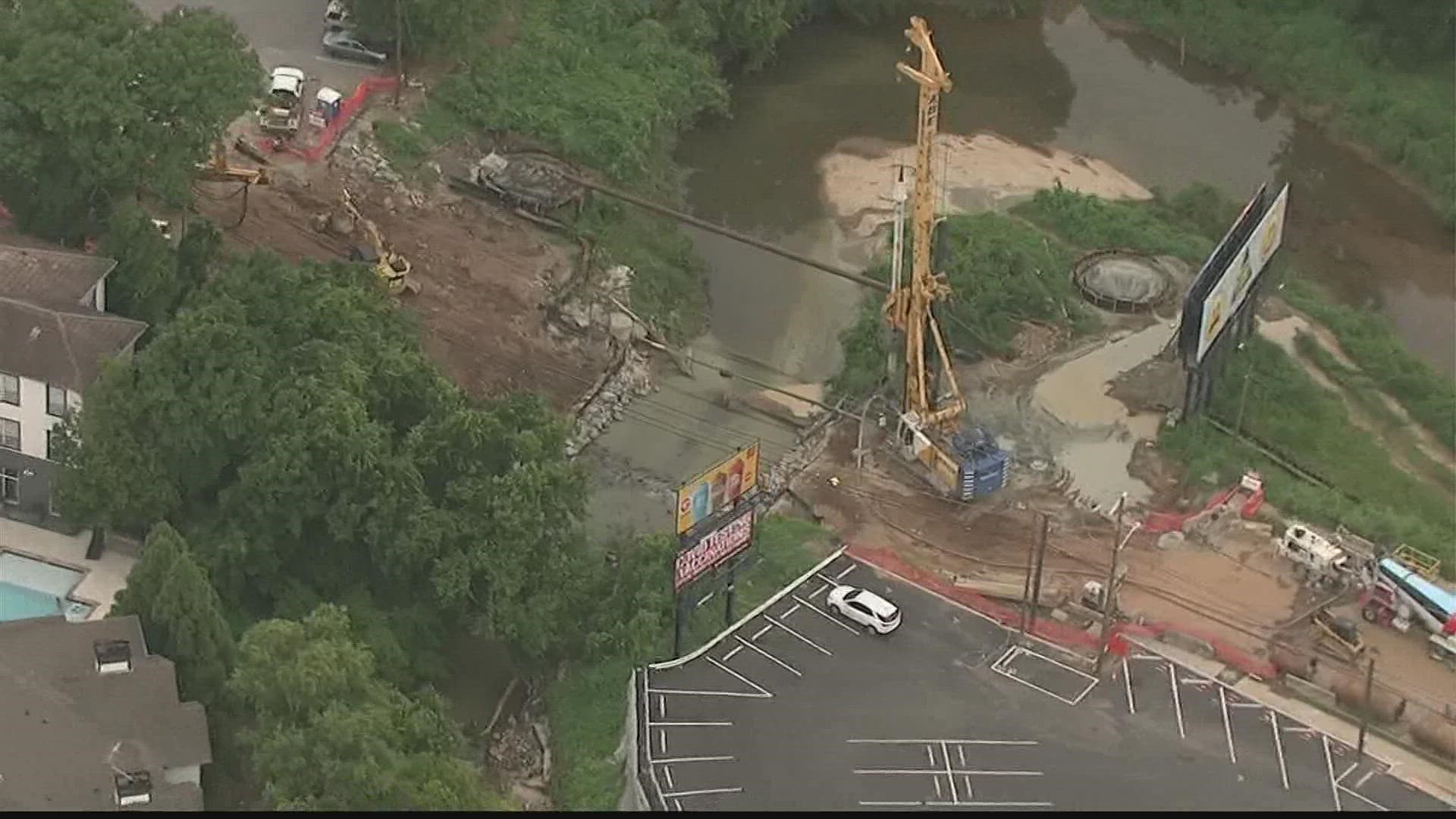 Officials say Cheshire Bridge Road, bridge expected to be completed by ...