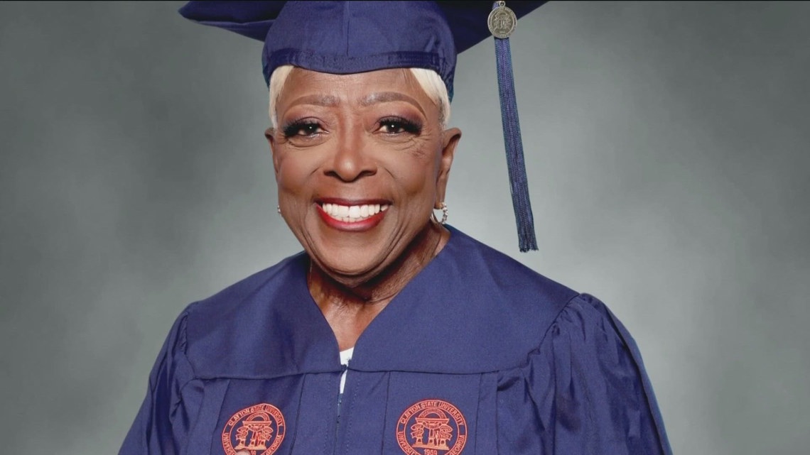 Woman graduates from Clayton State University at 79, fulfilling ...