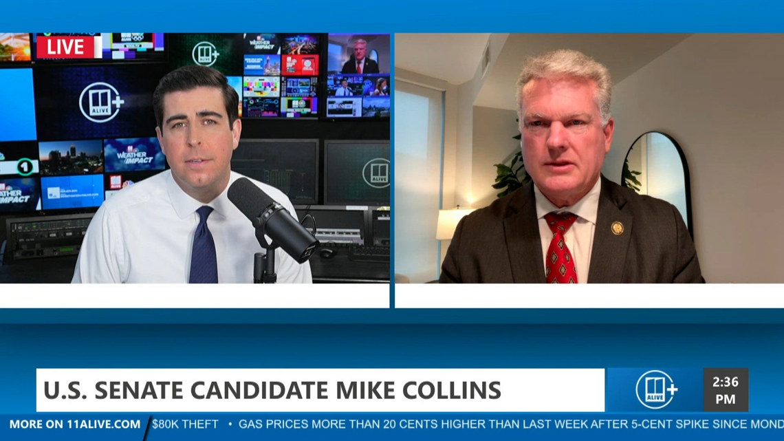 Mike Collins outlines U.S. Senate campaign | Full interview | 11alive.com