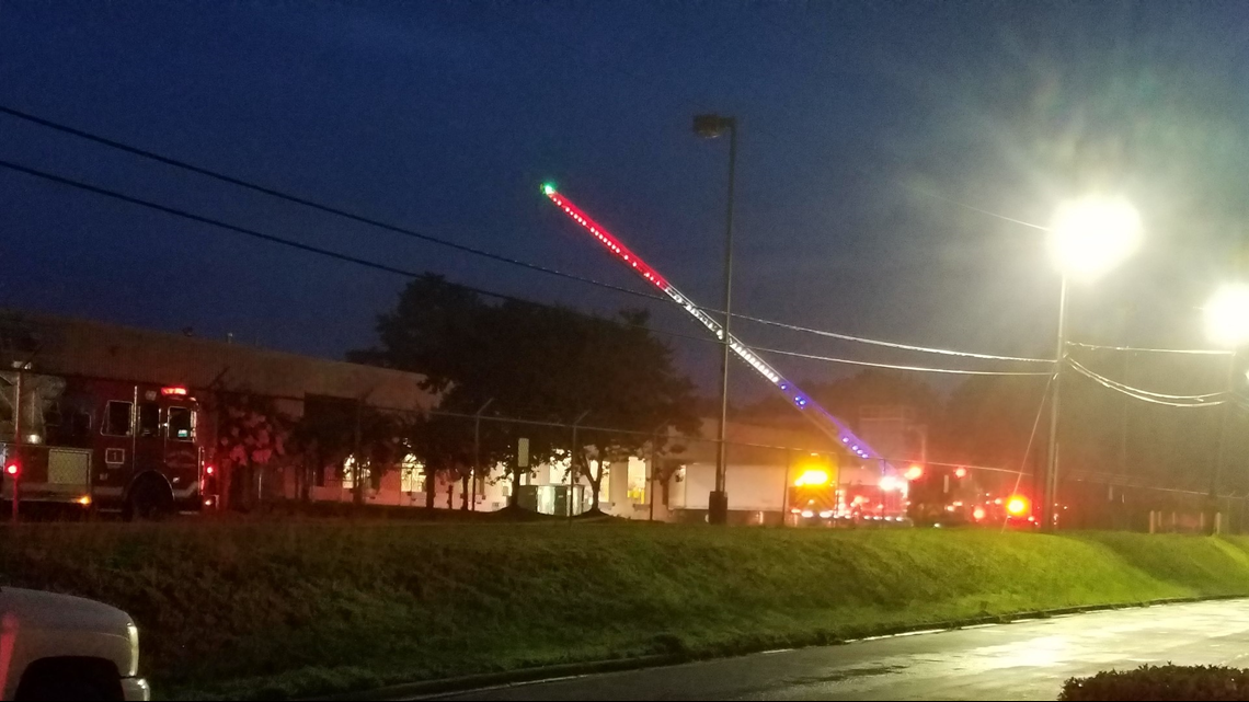 Fire crews respond to fire at plastics facility for the second night in ...