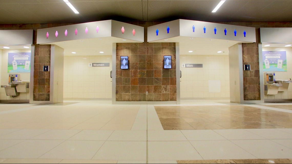 Smart bathrooms come to the world's busiest airport | 11alive.com
