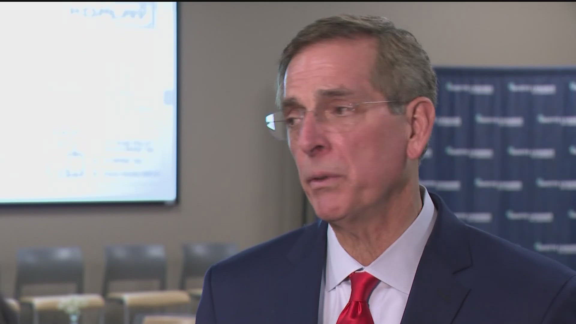 Secretary of State Brad Raffensperger talks about FBI raid at Fulton ...