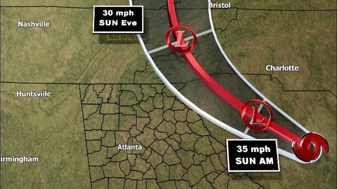Tracking Florence | Spaghetti models, forecast cone and radar | 11alive.com