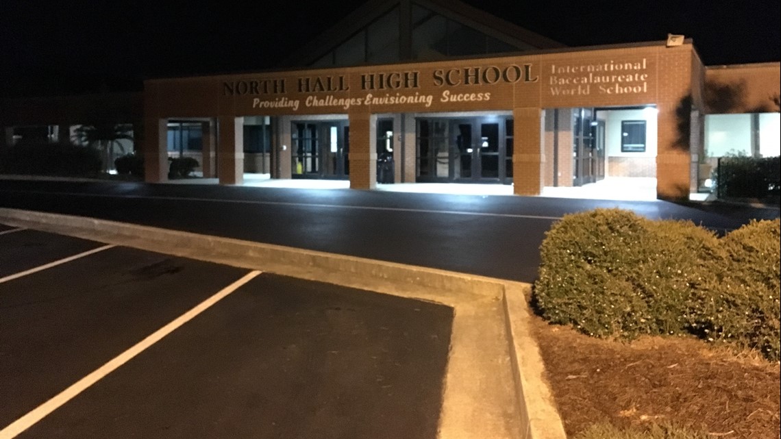 GSP: North Hall High School crossing guard sent flying in crash caused ...