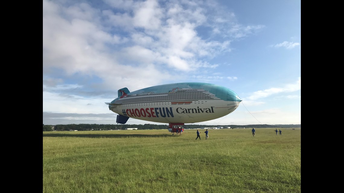 PHOTOS: A&C on Carnival Cruise's AirShip | 11alive.com