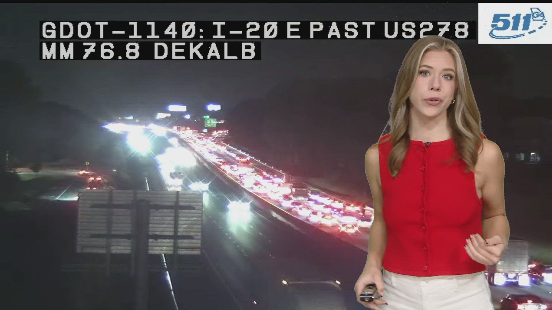 I 20 traffic backup in DeKalb County after wreck | 11alive.com