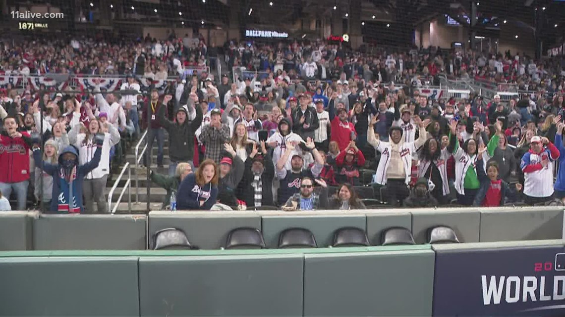 Braves fans celebrate World Series at Truist Park | 11alive.com