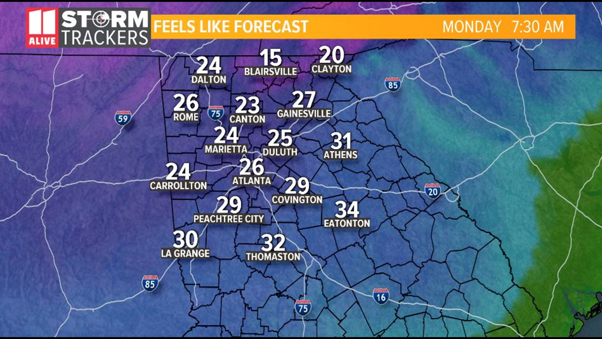 Winter isn't over yet: Cold weather expected to return to Georgia ...
