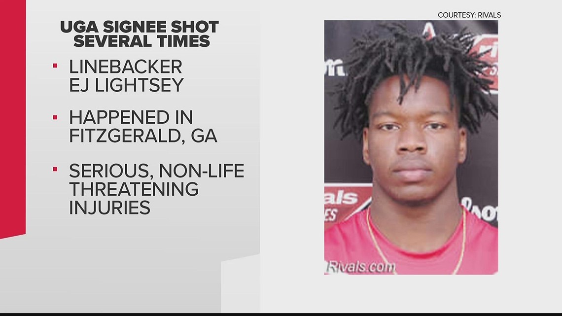 UGA football signee shot multiple times | 11alive.com