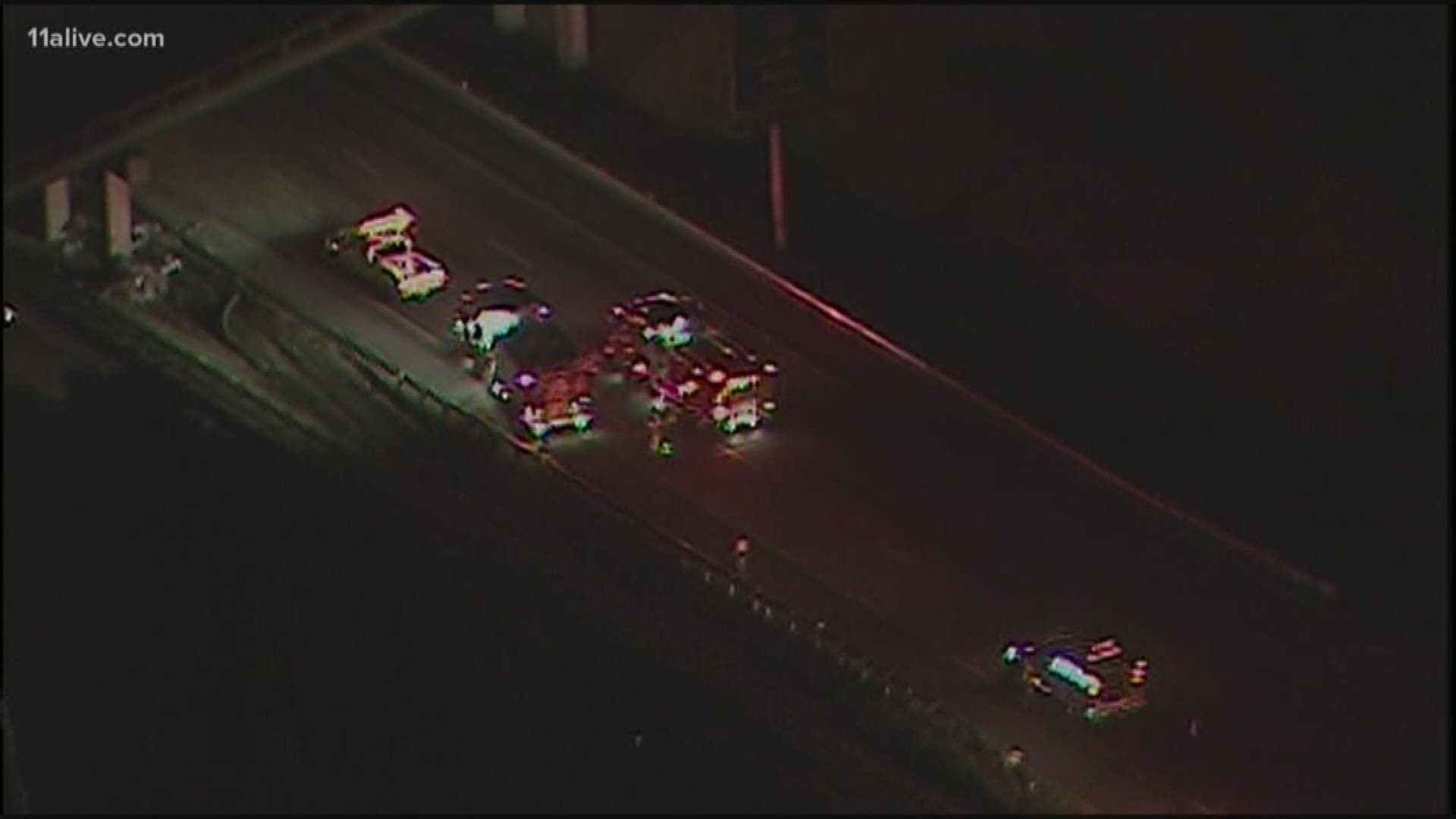 All lanes blocked on I-75 SB at exit 296 in Bartow County | 11alive.com