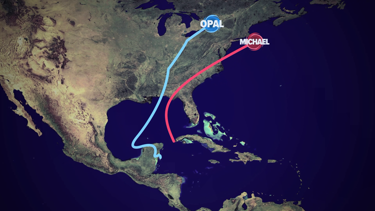 Hurricane Michael vs. Hurricane Opal: Comparing the two storms ...