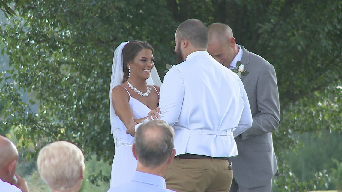 Nearly four years after paralyzing accident, bride walks down the aisle ...