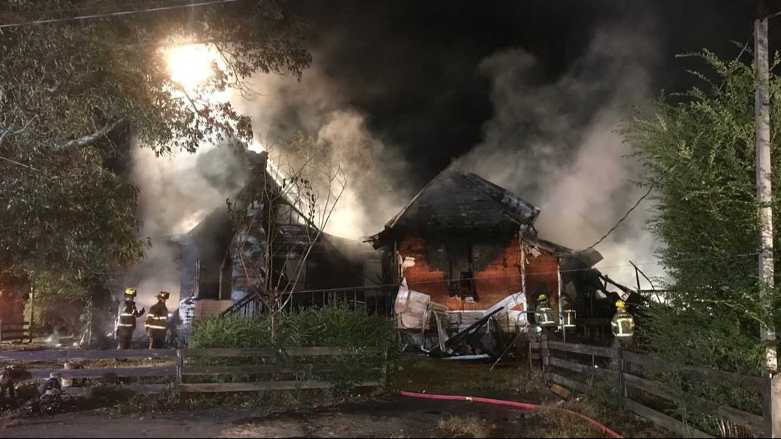 Grayson house destroyed by fire after man leaves cigarette unattended ...