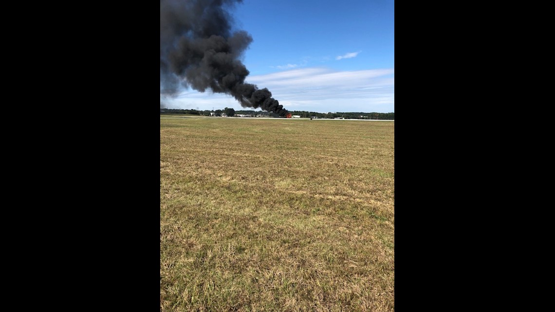 Photos: Fiery plane crash at Briscoe Field | 11alive.com