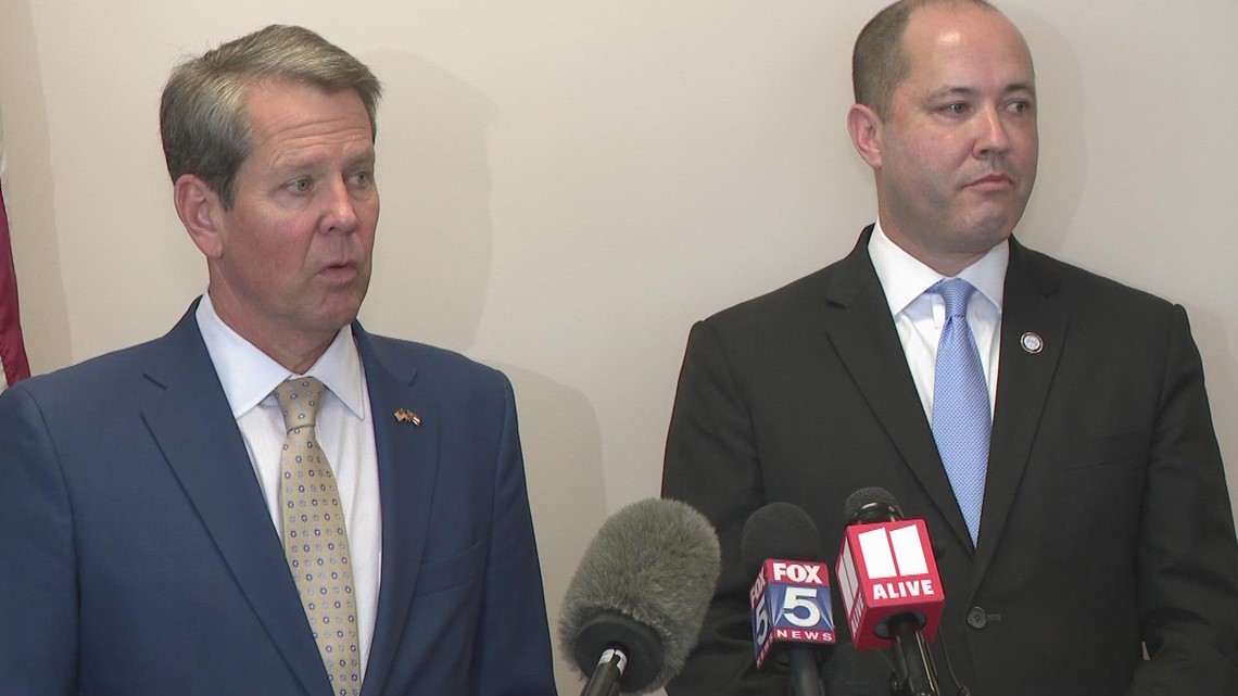 Gov Kemp Holds Presser After Announcing Plan To Introduce Bill On