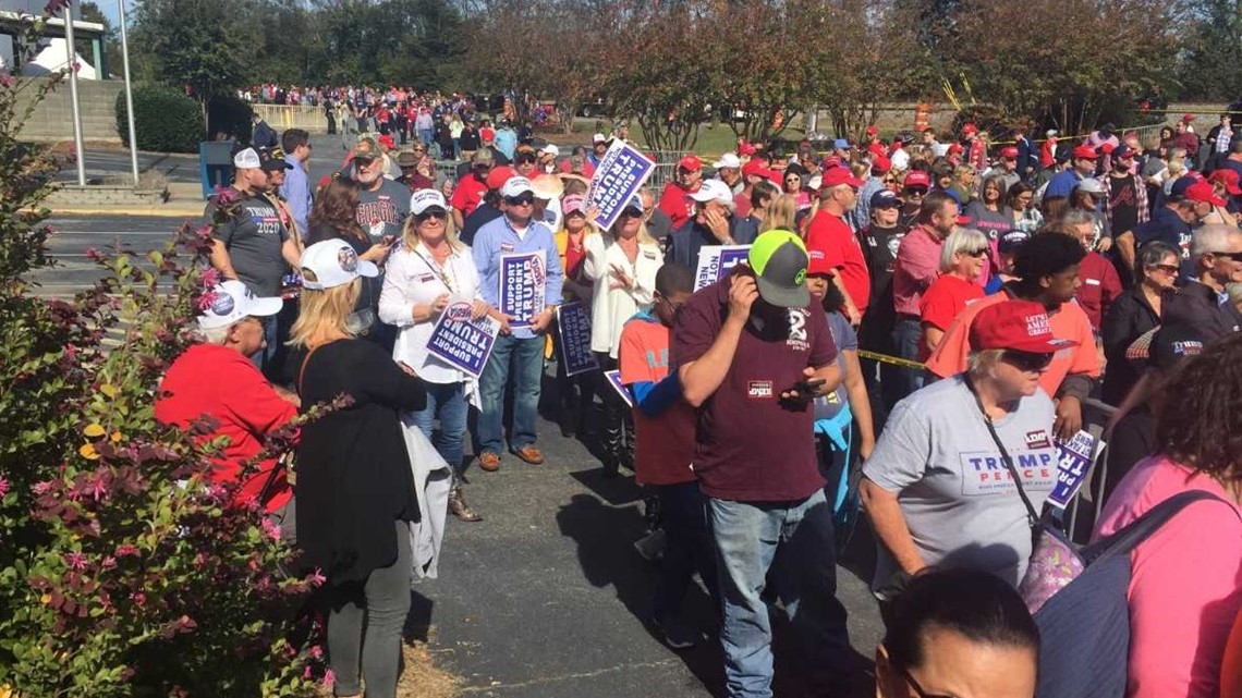 President Trump visits Macon to campaign for Brian Kemp | 11alive.com