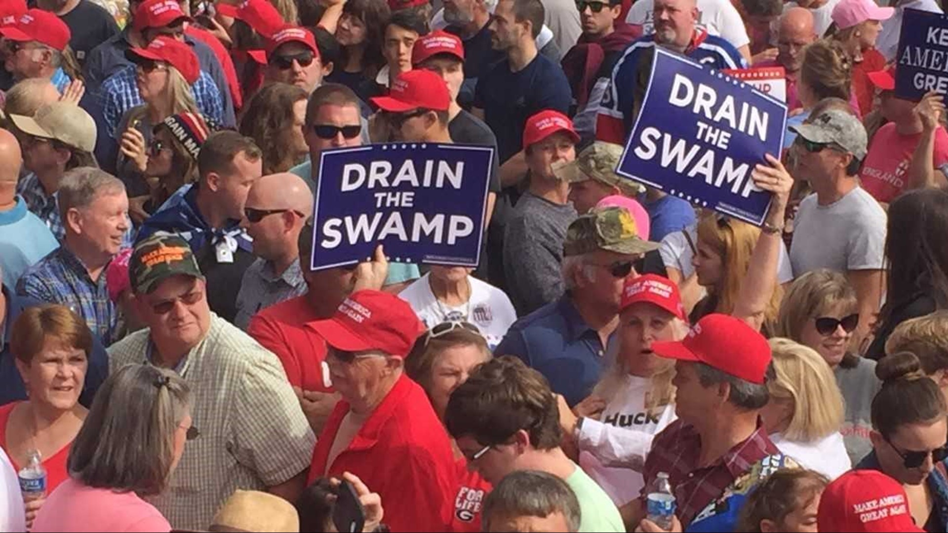 President Trump visits Macon to campaign for Brian Kemp | 11alive.com