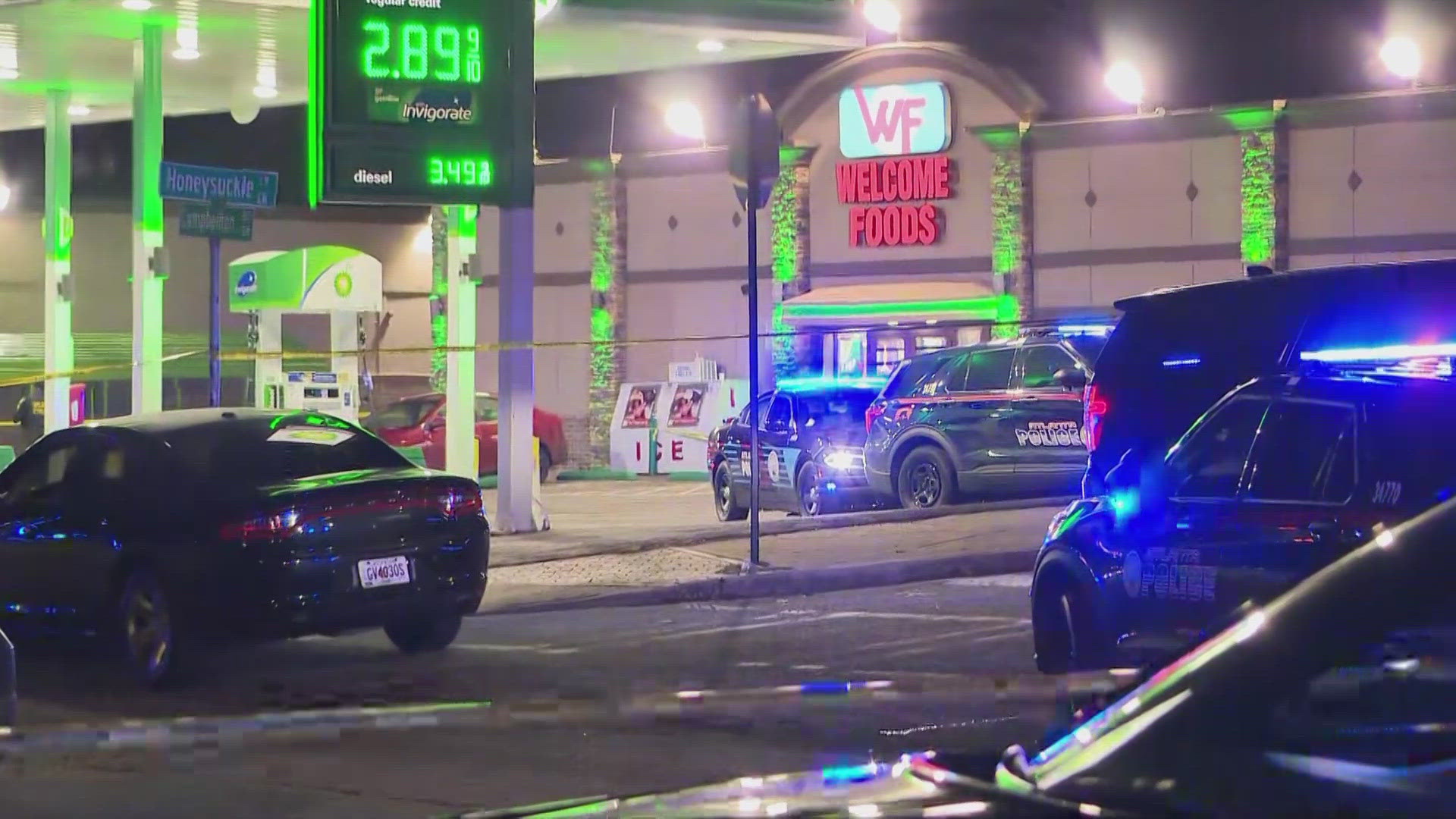Heavy police presence after shooting near gas station in Atlanta ...