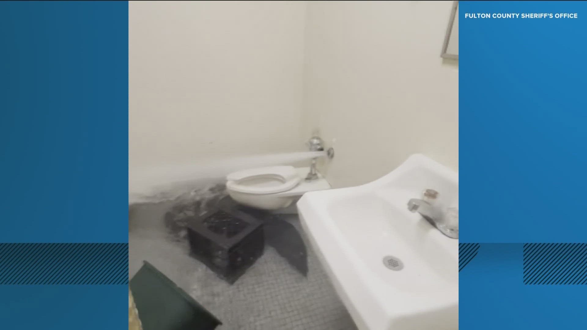 Failed repair to leaking bathroom toilet causes widespread flooding ...