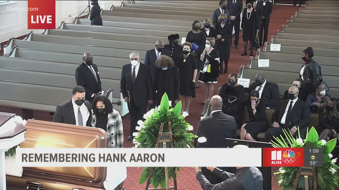 Hank Aaron funeral processional | 11alive.com