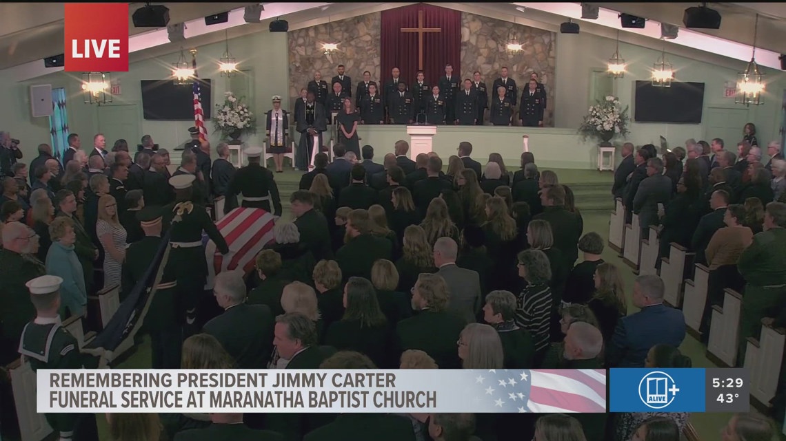 Jimmy Carter's final funeral in Plains | Full service | 11alive.com