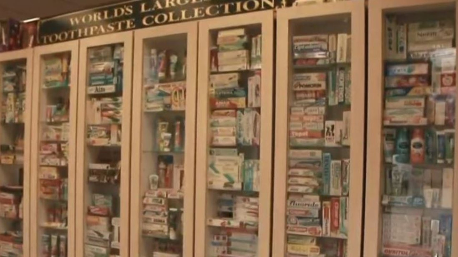 World Record Toothpaste Collection Belongs To Dr Val Kolpakov