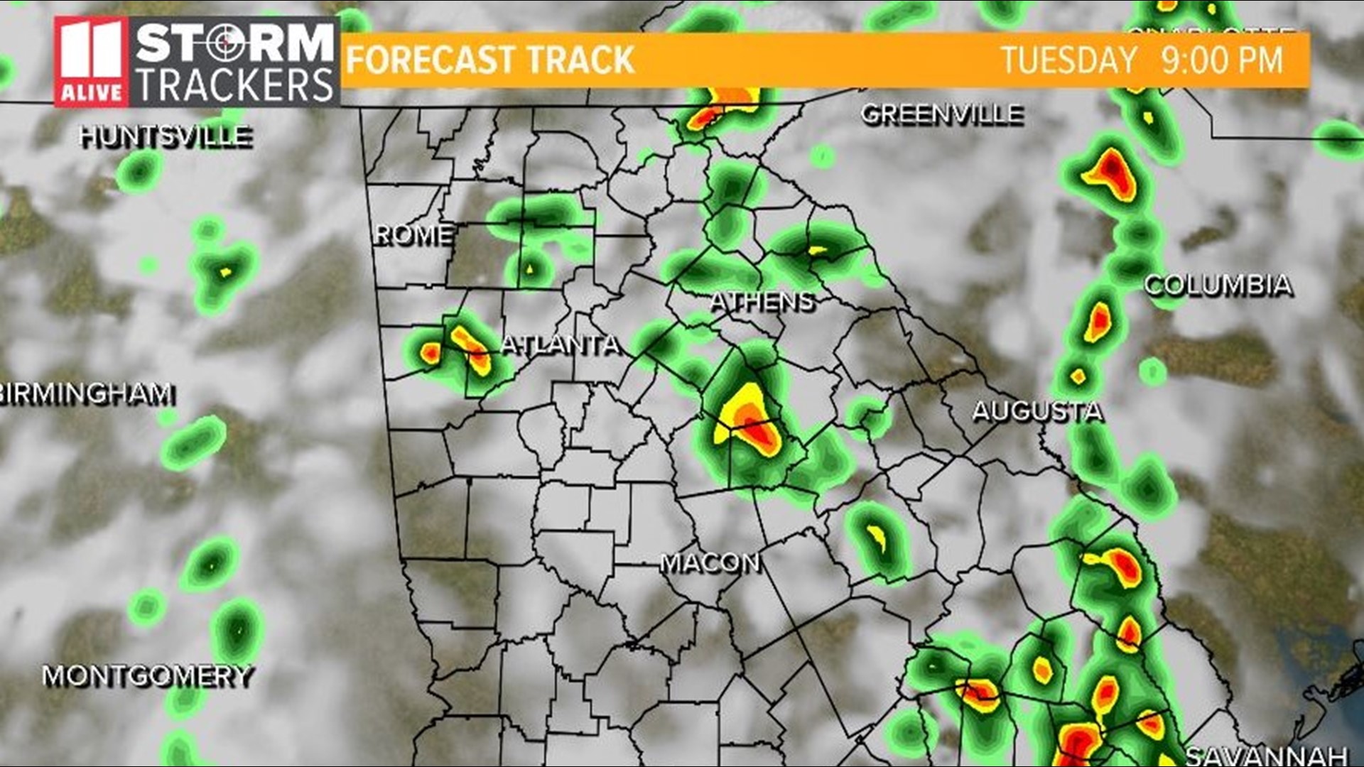 TIMELINE | Strong to severe storms possible in parts of north and ...