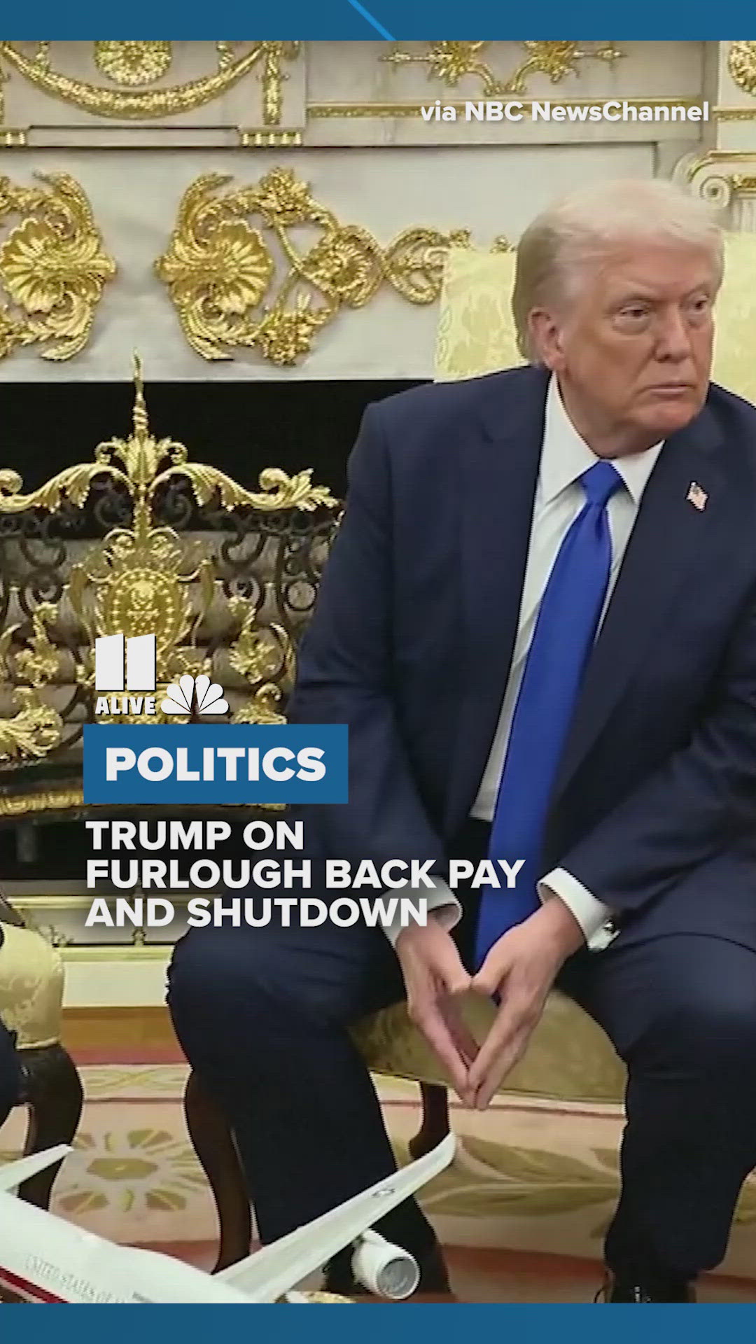 President Donald Trump on furlough back pay and government shutdown ...
