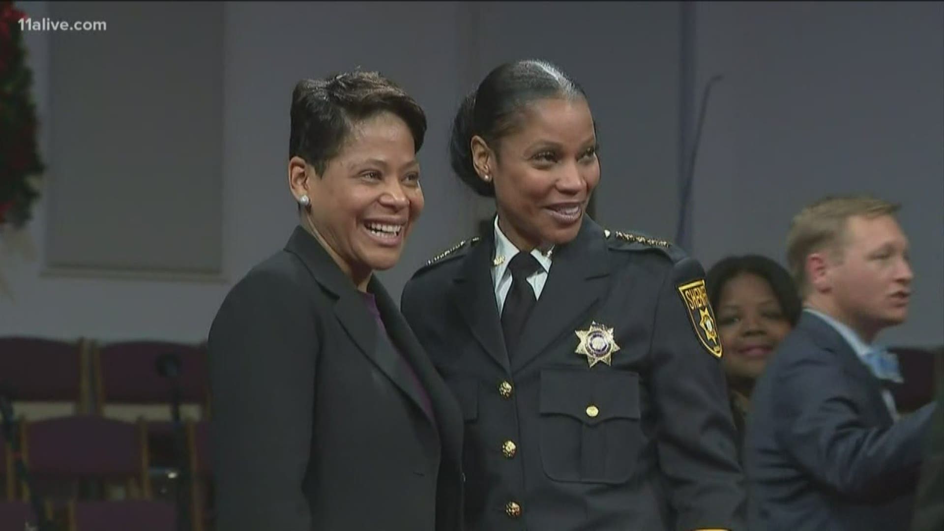 First woman sheriff in Dekalb officially sworn in | 11alive.com