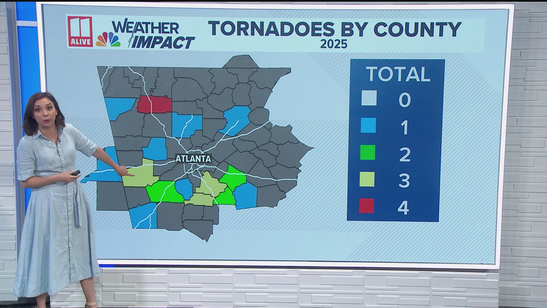 Tornadoes by county in Georgia so far this year | 11alive.com